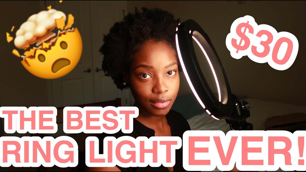 THE BEST RING LIGHT FOR YOUTUBE VIDEOS!! | ONLY $30!! | RING LIGHT ...