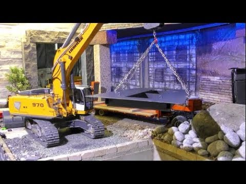 BIG RC CONSTRUCTION VIDEO! HEAVY MACHINES AND VEHICLES DESTROY ...
