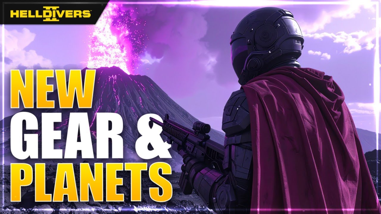 First Look At Helldivers 2 New Equipment & Lava Planet Update - YouTube
