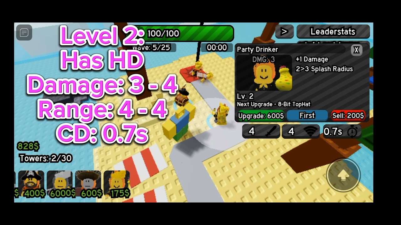 Partyer - showcase - (Lucas tower defense) - YouTube