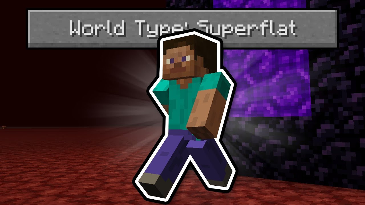 DON'T Go To The Nether On A Flat World - YouTube