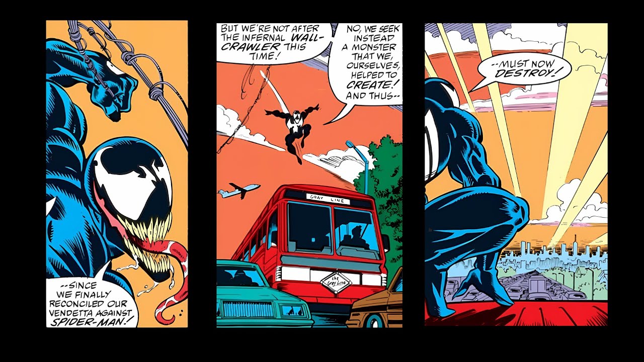 1993 MAXIMUM CARNAGE part 3 - venom returning to new York city ( Topher ...