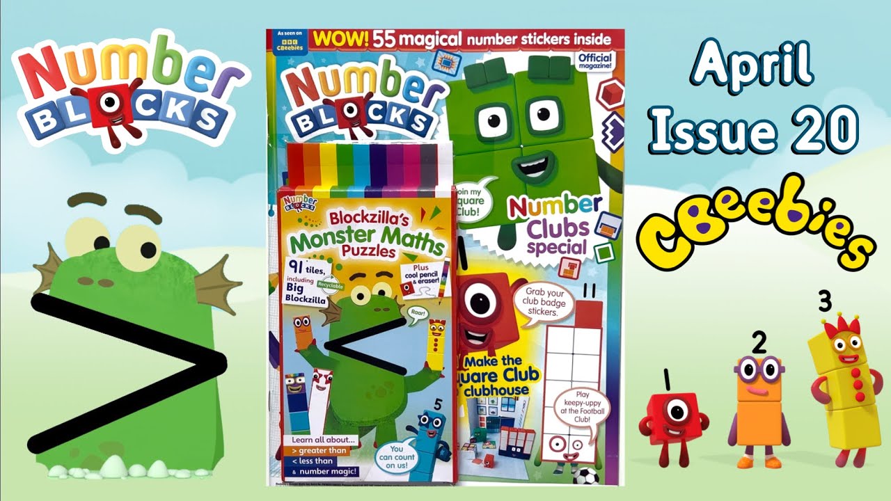 Numberblocks Magazine | Issue 20 | April 2023 With Blockzilla Monster ...