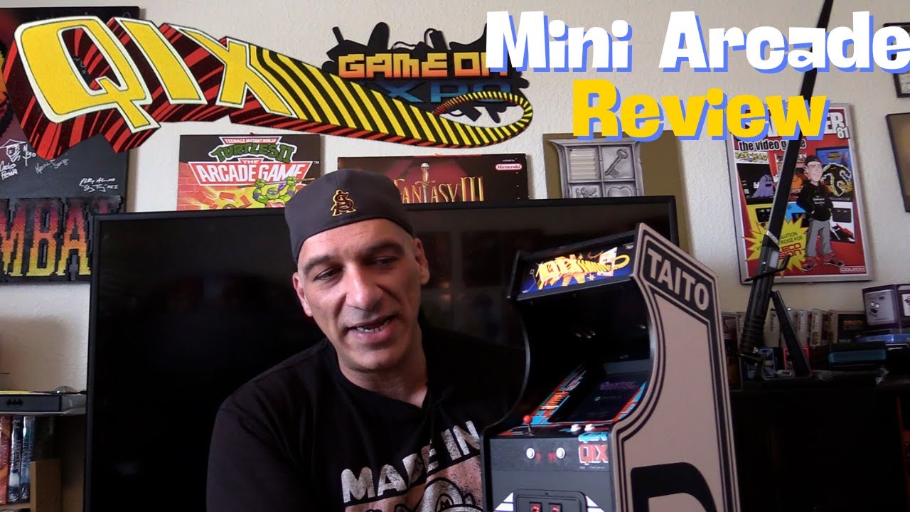Qix Mini Arcade 1/4 Scale Arcade Review - YouTube