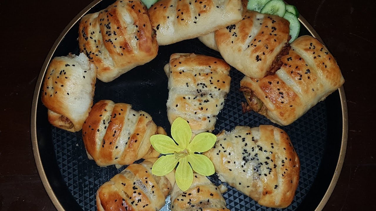 Chicken Mini Breads Recipe |In easy way||My Kitchen - YouTube
