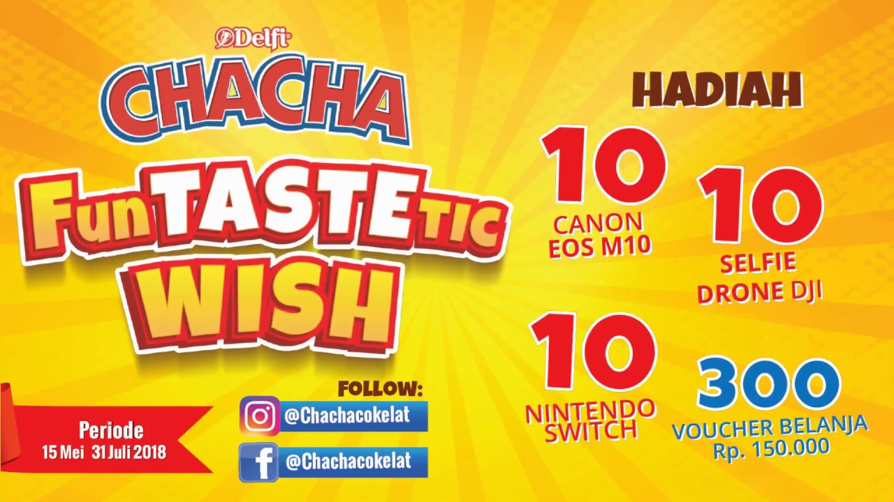 Iklan ChaCha Funtastetic Wish 2018 (15s) - YouTube