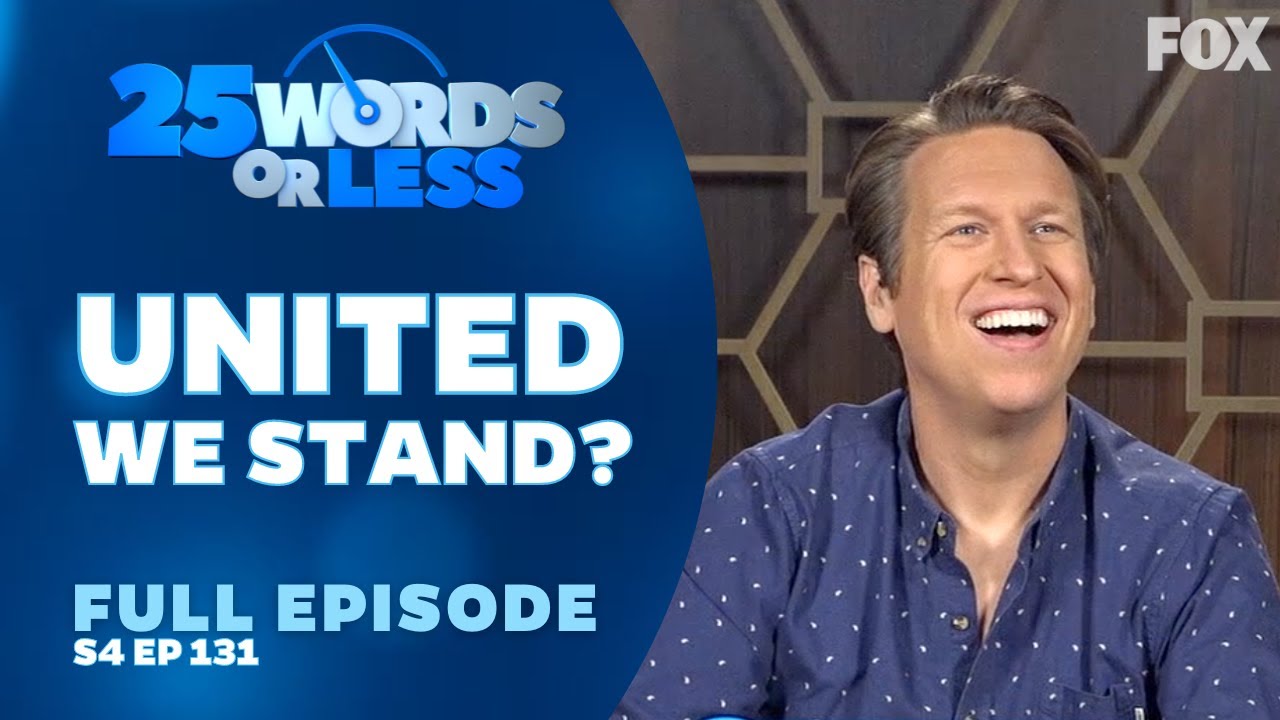 United We Stand 25 Words Or Less Game Show Full Episode Tiya
