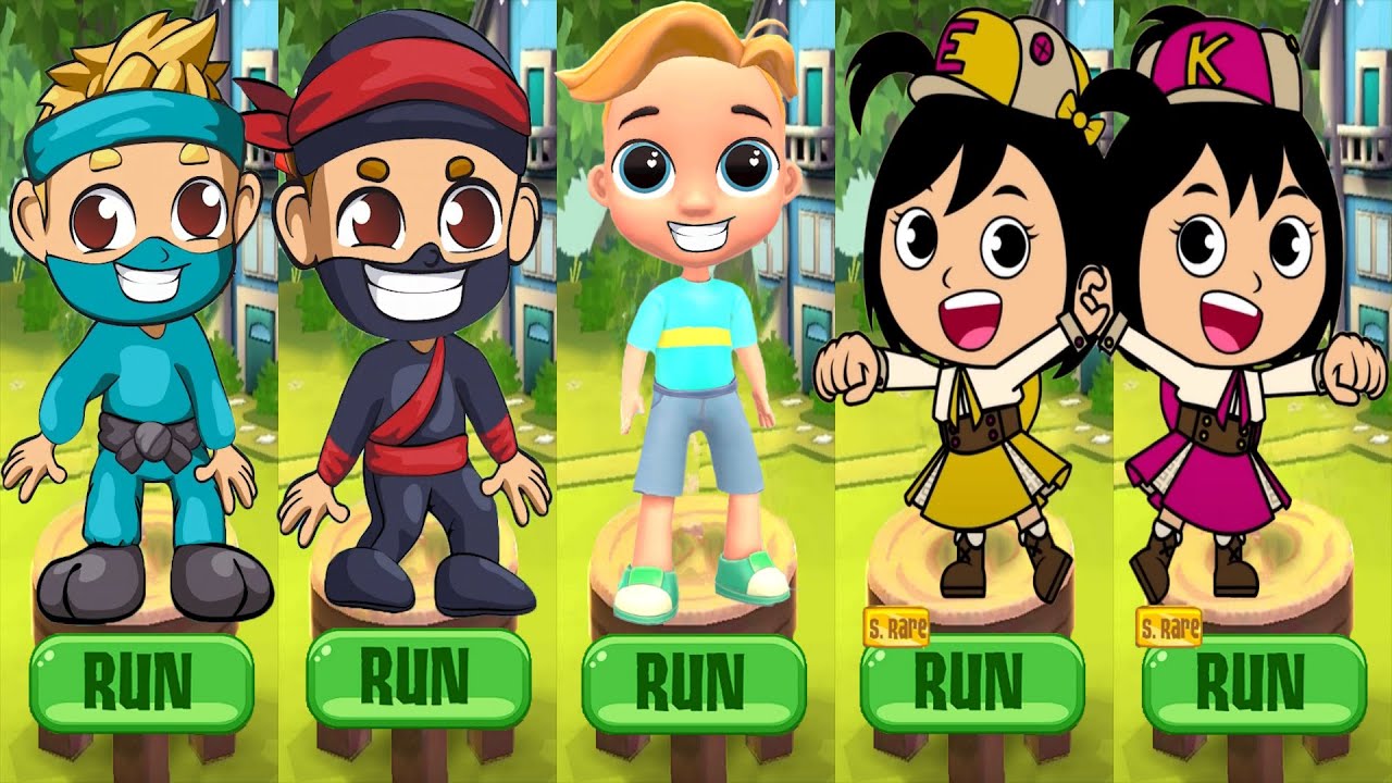 Tag with Ryan, Roma, Vlad and Niki vs Emma & Kate and Diana - Run ...