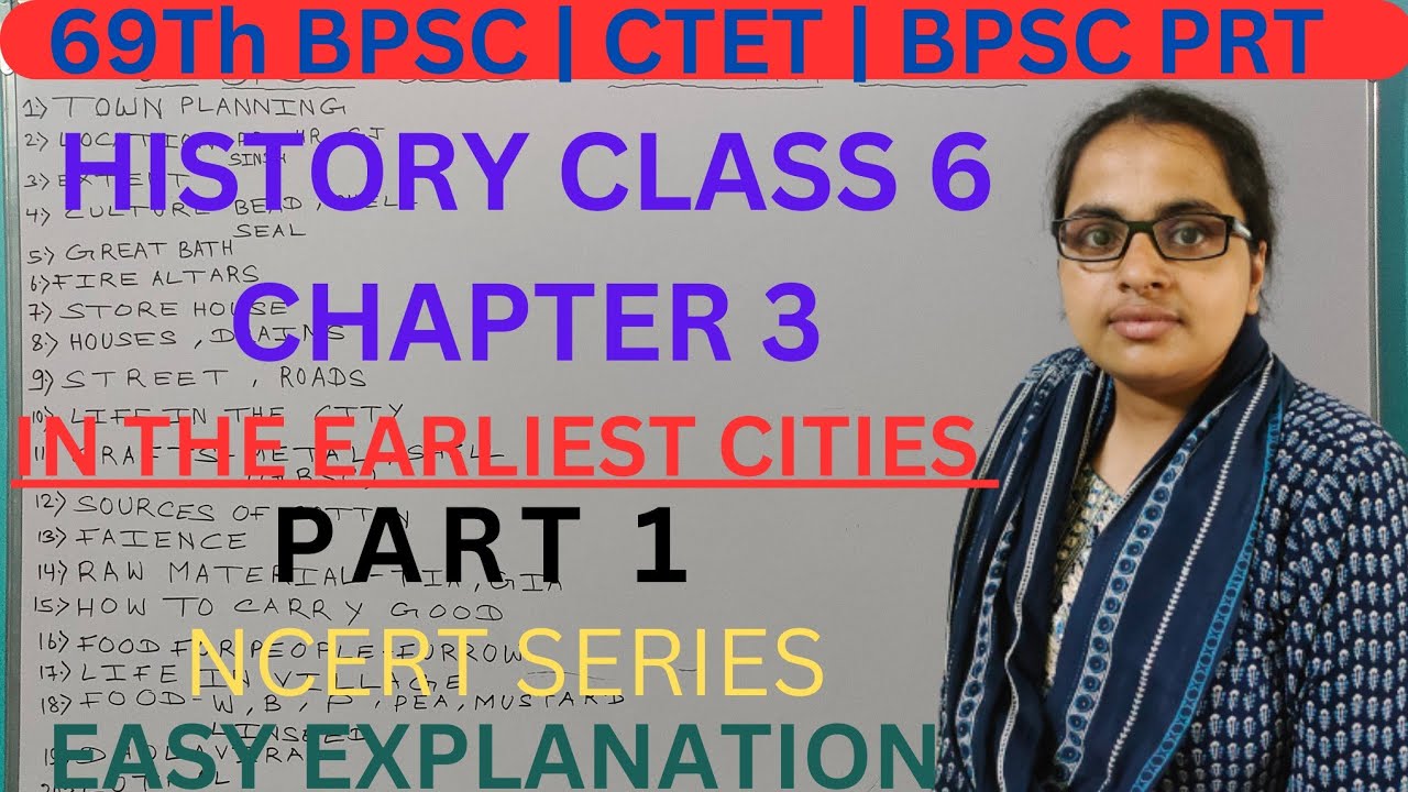 Class 6 ch-3 (IN THE EARLIEST CITIES ) HISTORY NCERT CBSE EASILY ...