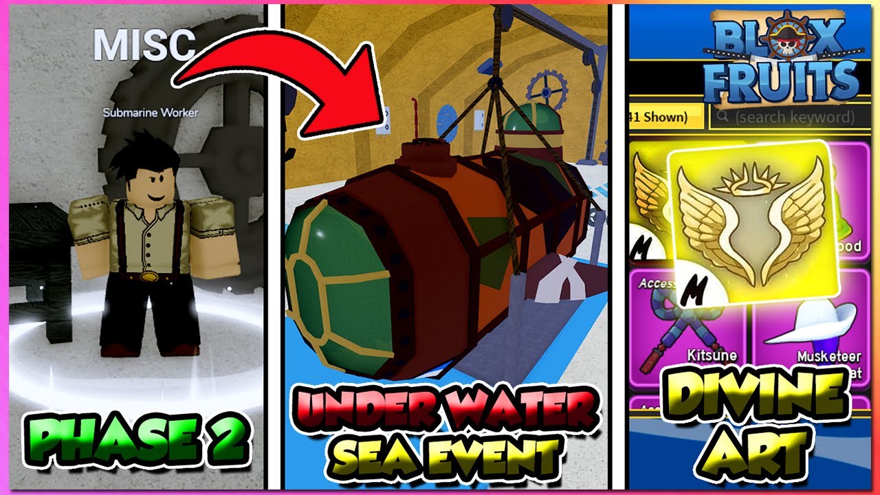 New Submarine NPC Phase 2 (Underwater Sea Event,Divine Art,More) In ...
