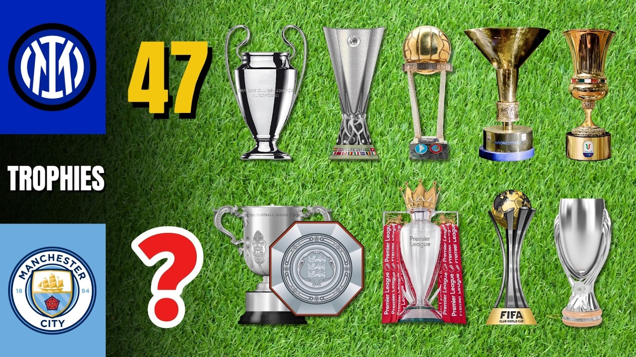 Inter Milan vs Man City: Who Has More Football Trophies? 🏆 - YouTube