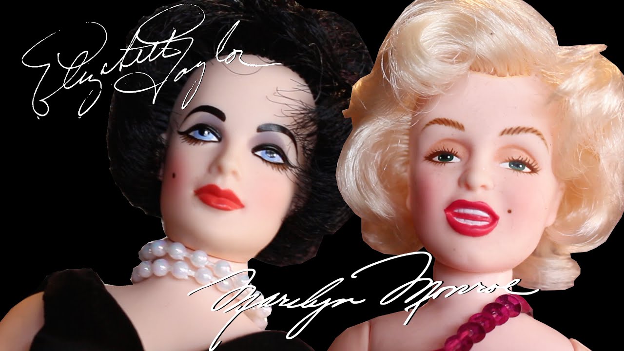 Vintage Marilyn Monroe and Elizabeth Taylor dolls by Tristar (1982 ...