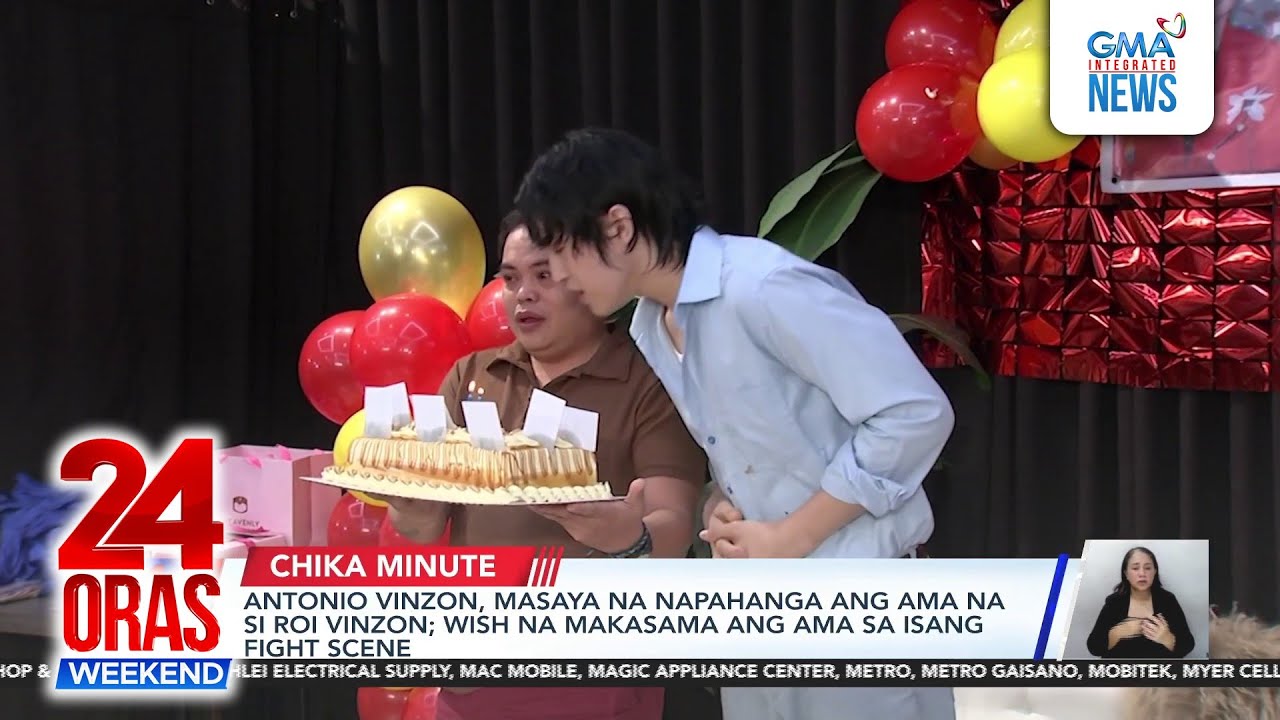Antonio Vinzon, enjoy sa celebration ng kanyang birthday kasama ang ...