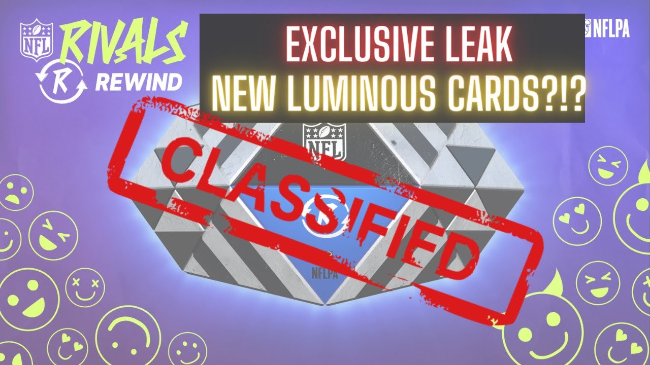 NEW LEAKED PROMO + CARDS!!! NFL Rivals Rewind! - YouTube