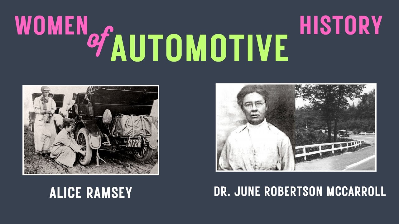 CELEBRATING PIONEERING WOMEN IN AUTOMOTIVE HISTORY - YouTube