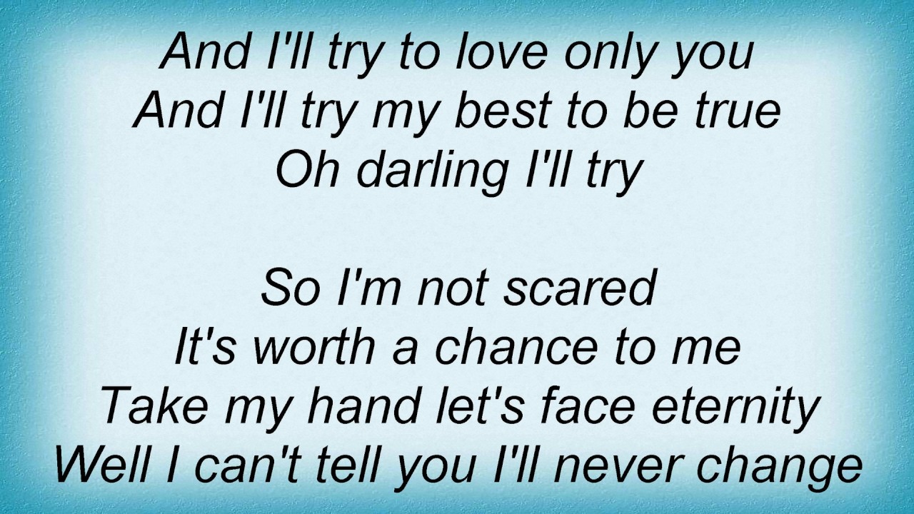 Alan Jackson - I'll Try Lyrics - YouTube