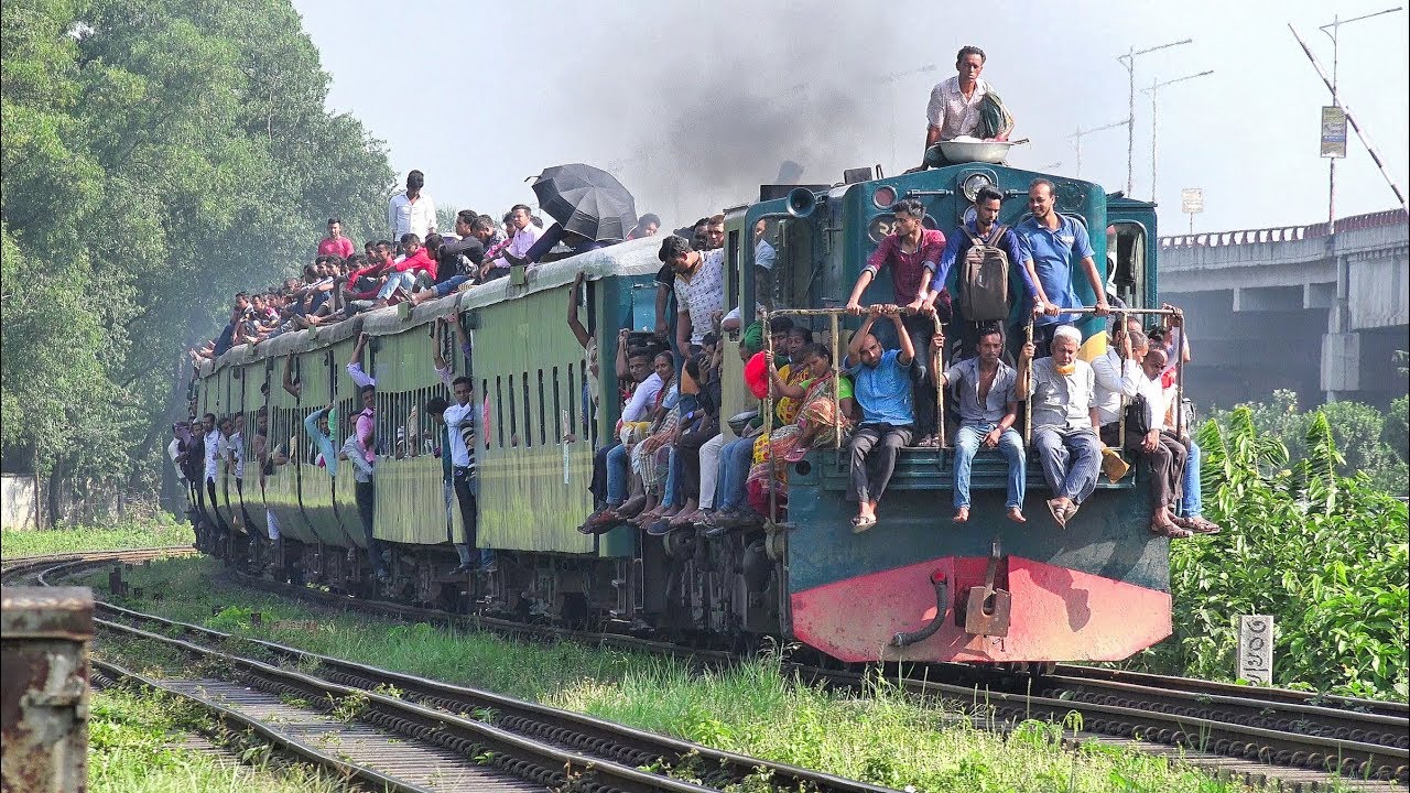 Overloaded Train