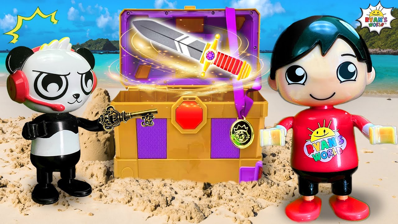 Pretend Play For Kids With Ryan's World Toys Ryan, Combo & V-Tuber ...