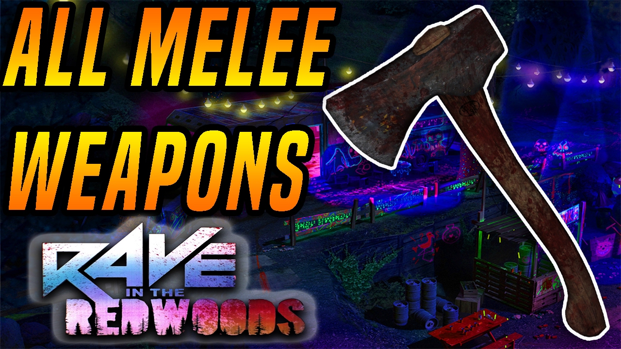 "Rave in the Redwoods" ALL Melee Weapons Gameplay!! | "Infinite Warfare ...