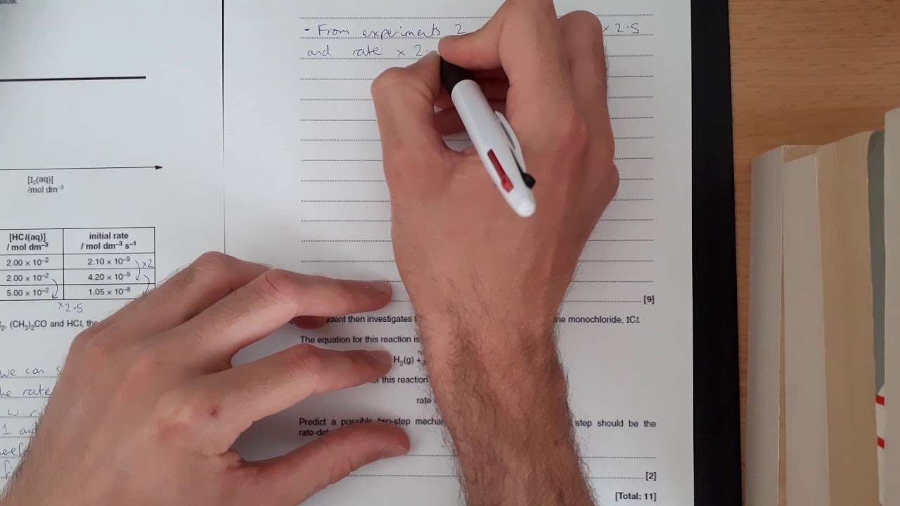 18.3 + 18.4 - Rate-concentration graphs + Rate-determining step - part ...