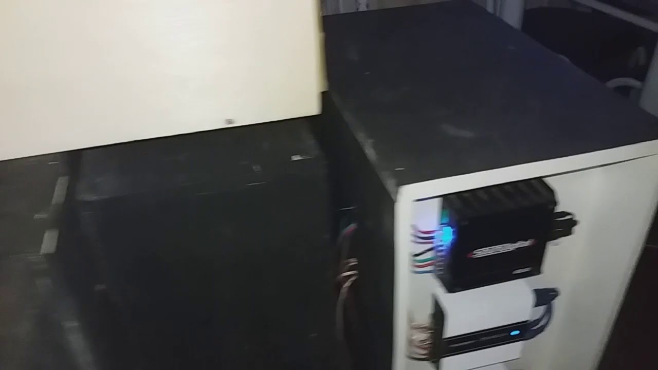 Nova caixa de grave de 8 polegadas para a paredinha - YouTube