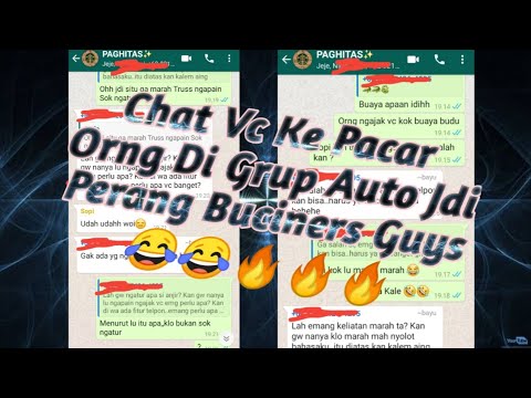 Chat Story Wa Lucu,,🔥🔥 Ngajak Vc Pacar Ke Pacar Orang Di Grup Wa😂😂