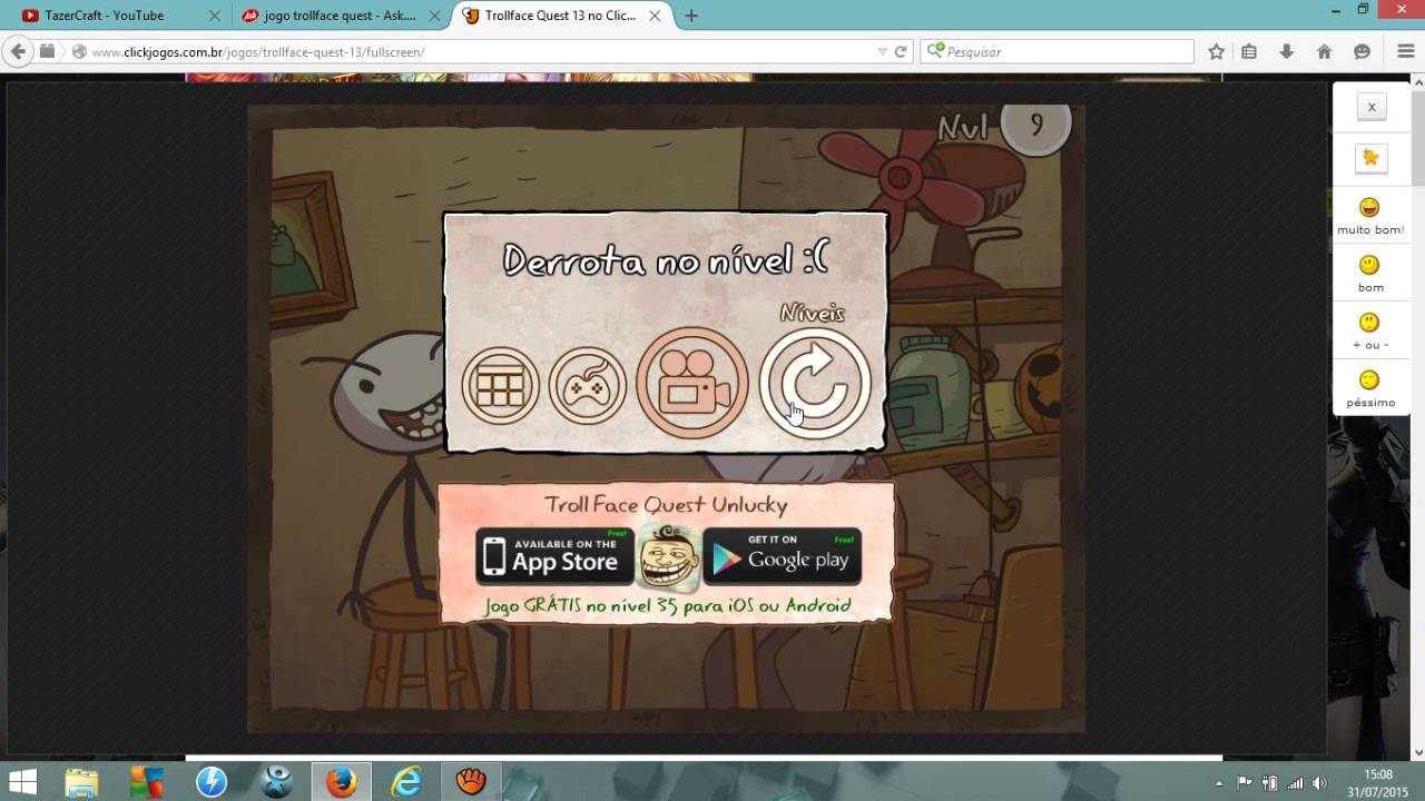 trollface quest 13 - YouTube