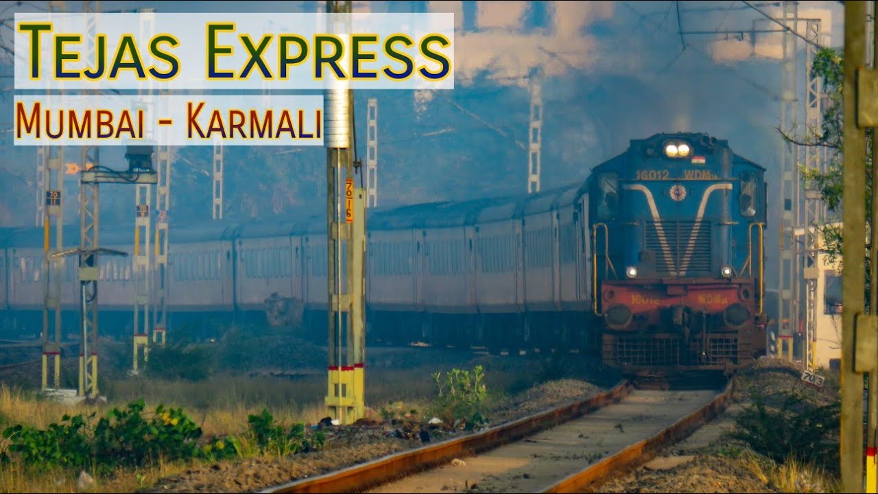 Mumbai Tejas Express : India's First Tejas Express - YouTube
