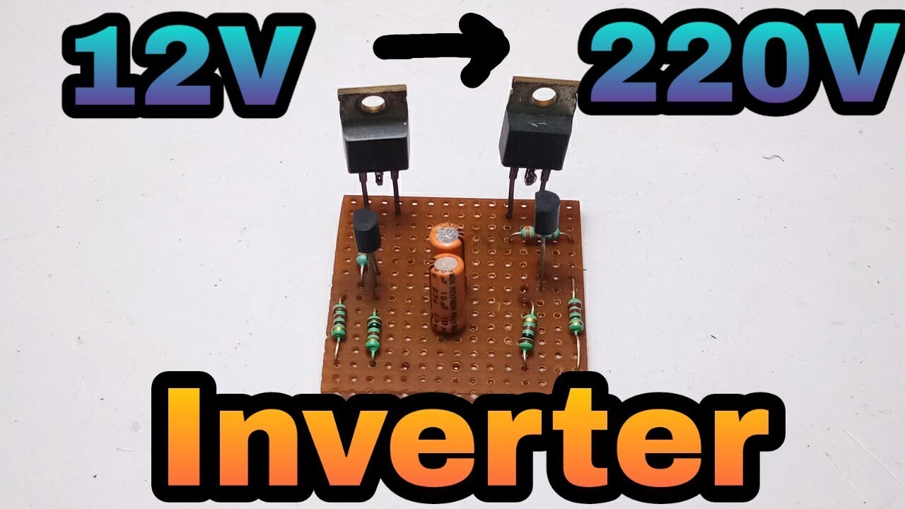 How To Make Inverter Using Transistor ! Easy Inverter At Home By ...