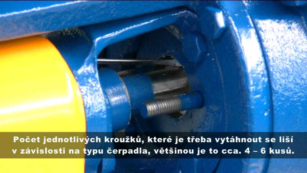 SIGMA PUMPY HRANICE - výměna ucpávkové šňůry - YouTube