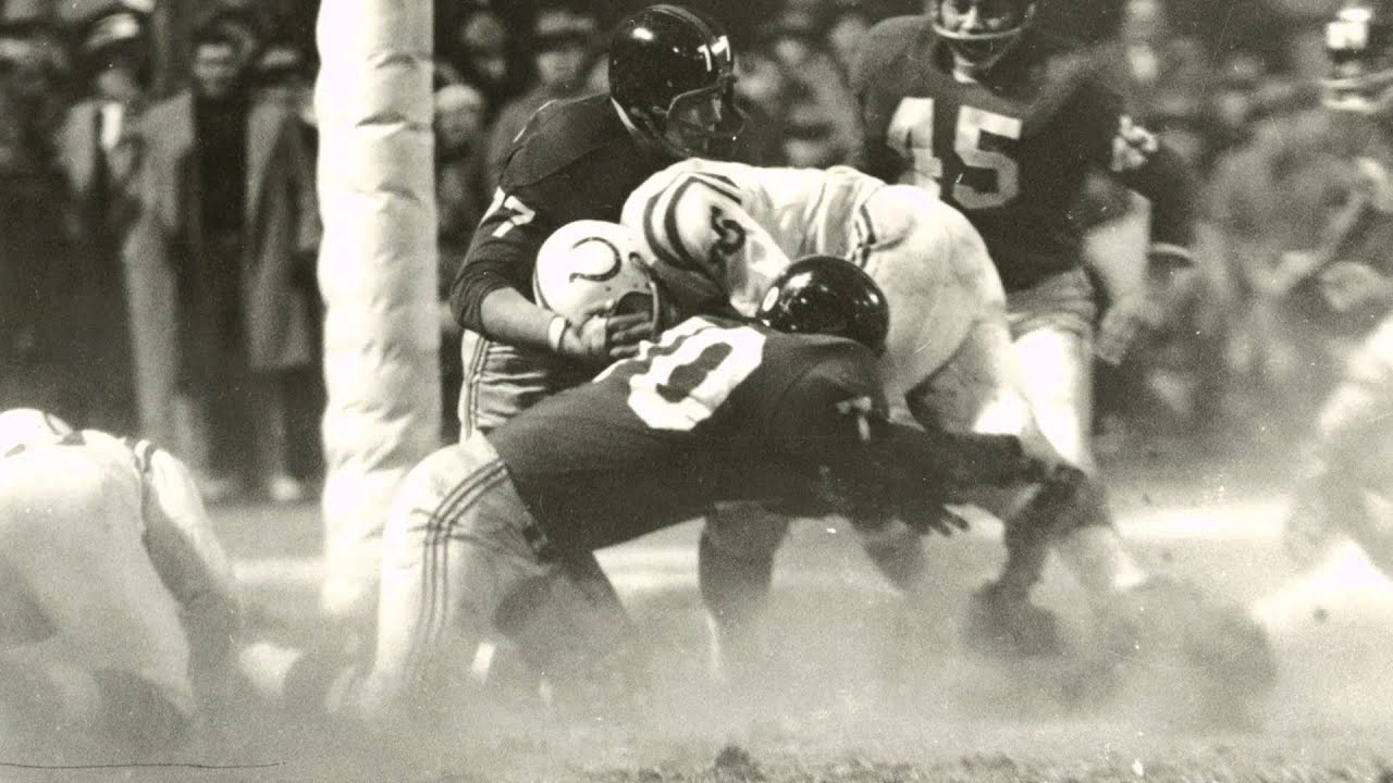 Raymond Berry's most memorable game - YouTube