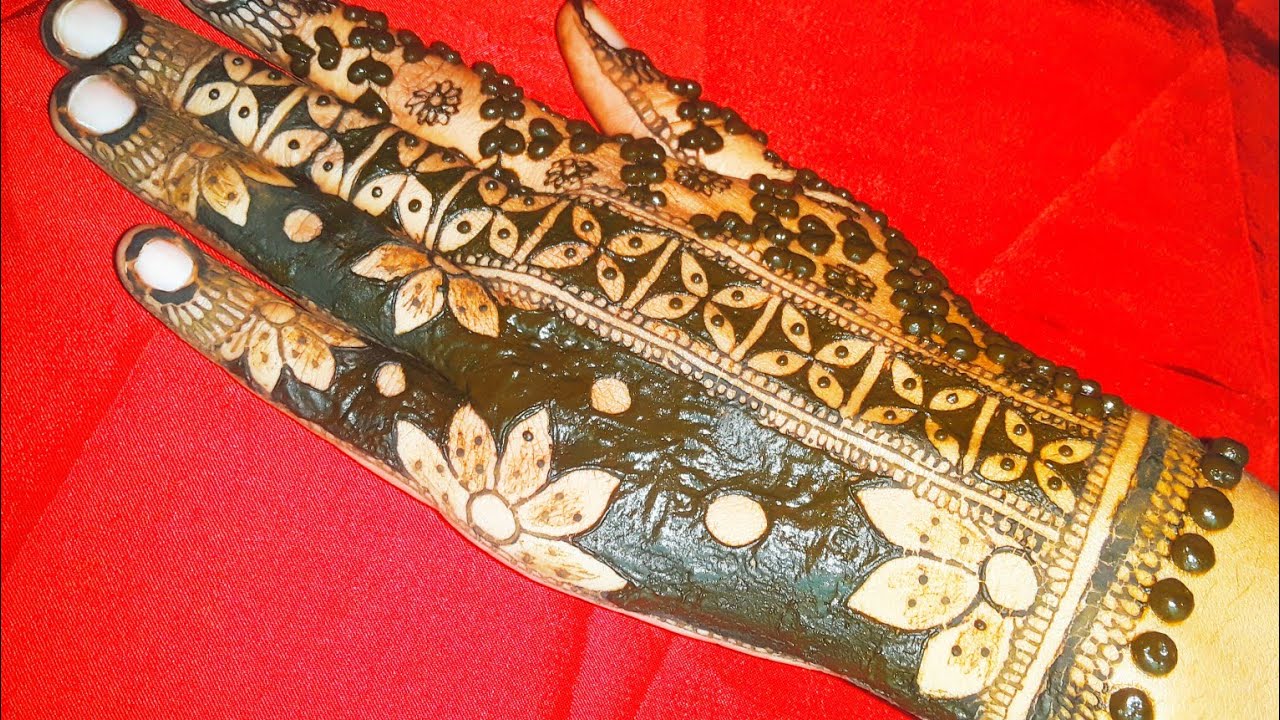 Easy Stylish Back Hand Mehndi Design | Simple Back Hand Mehndi | Mehndi ...