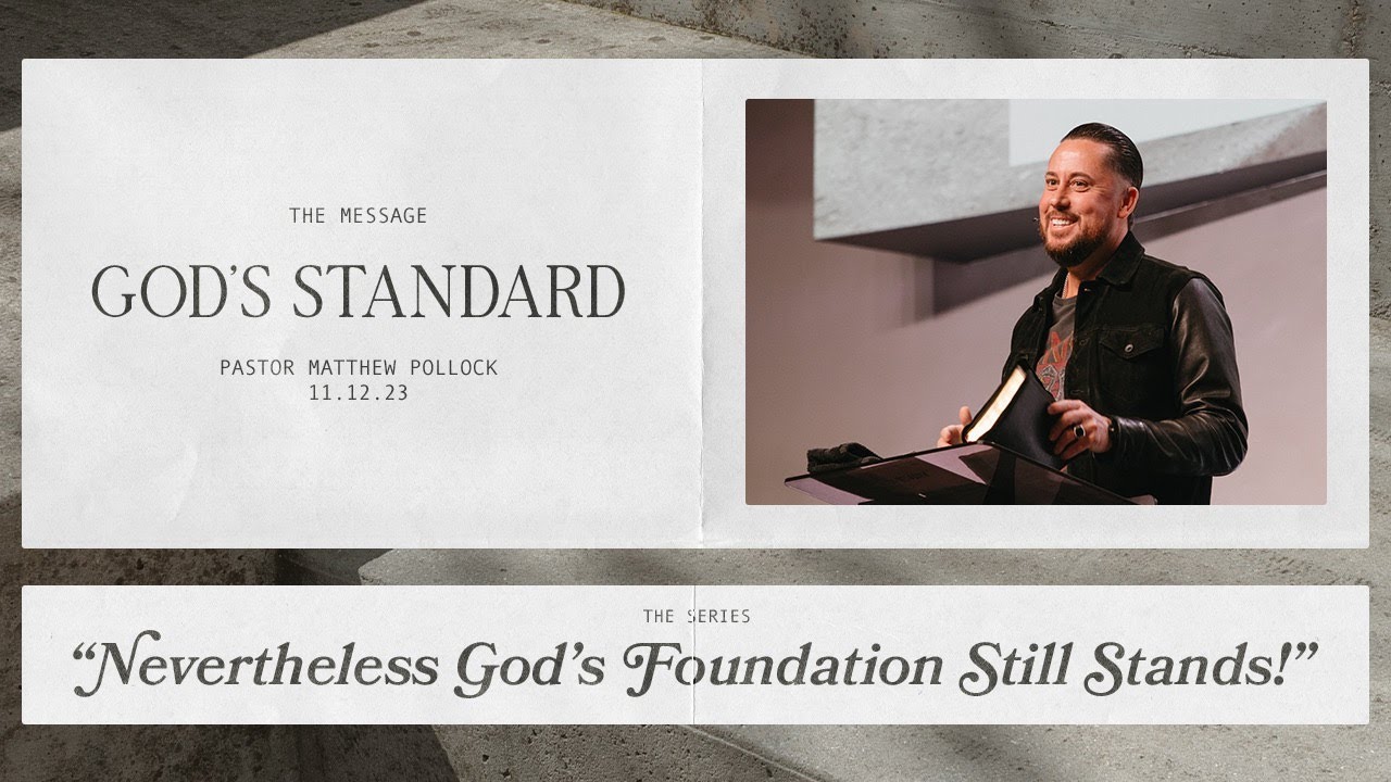 God's Standard! | Pastor Matthew Pollock - YouTube
