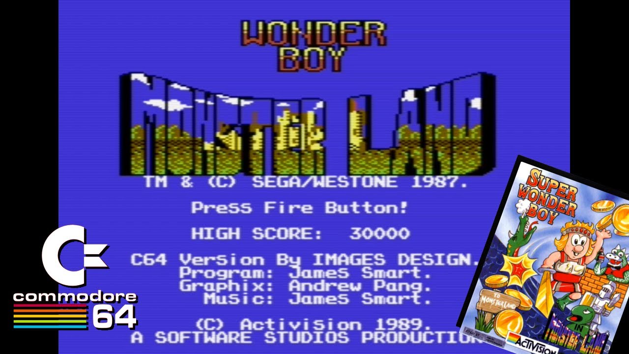 SUPER WONDERBOY IN MONSTERLAND [C64] Il Primo Arcade RPG della Storia ...
