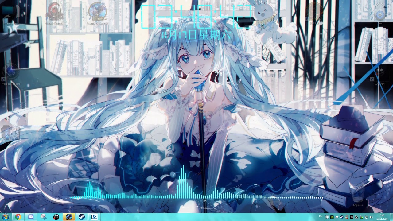 Wallpaper Engine Hatsune Miku ^^ - YouTube