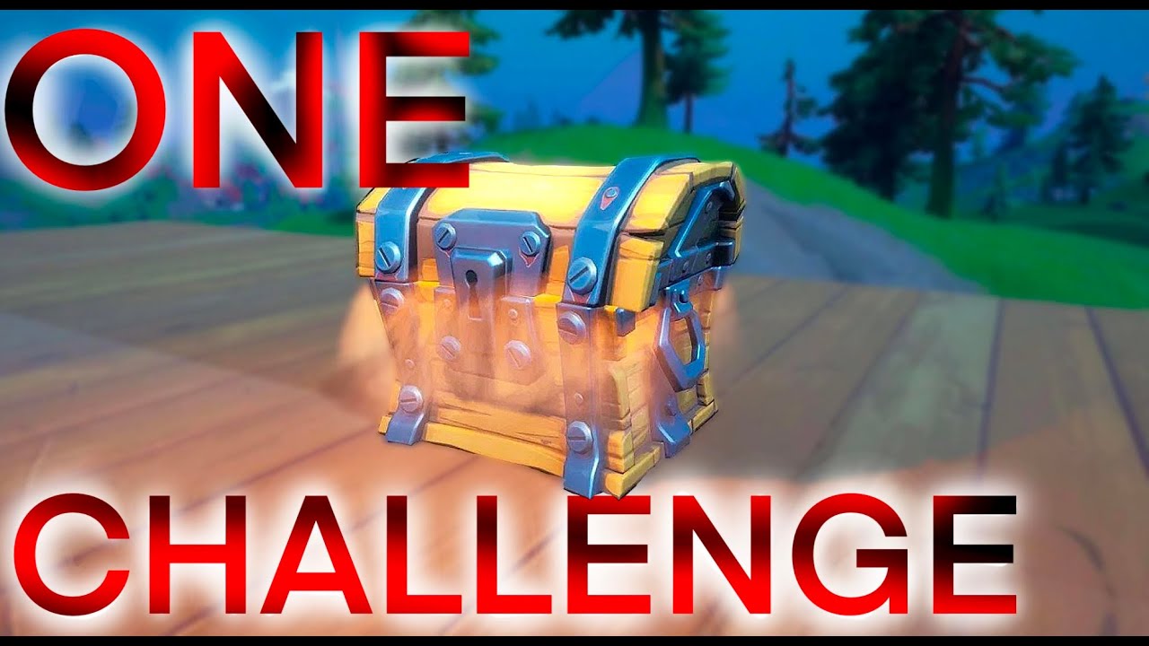 One Chest CHALLENGE - Fortnite - YouTube