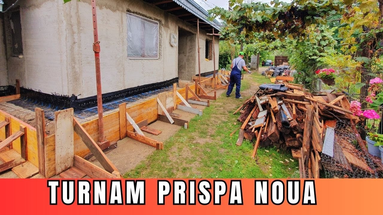 Cum Am Construit Noua Prispa A Casei | Hidroizolatie | Cofrare | Renovare Casa Batraneasca - S2 ...