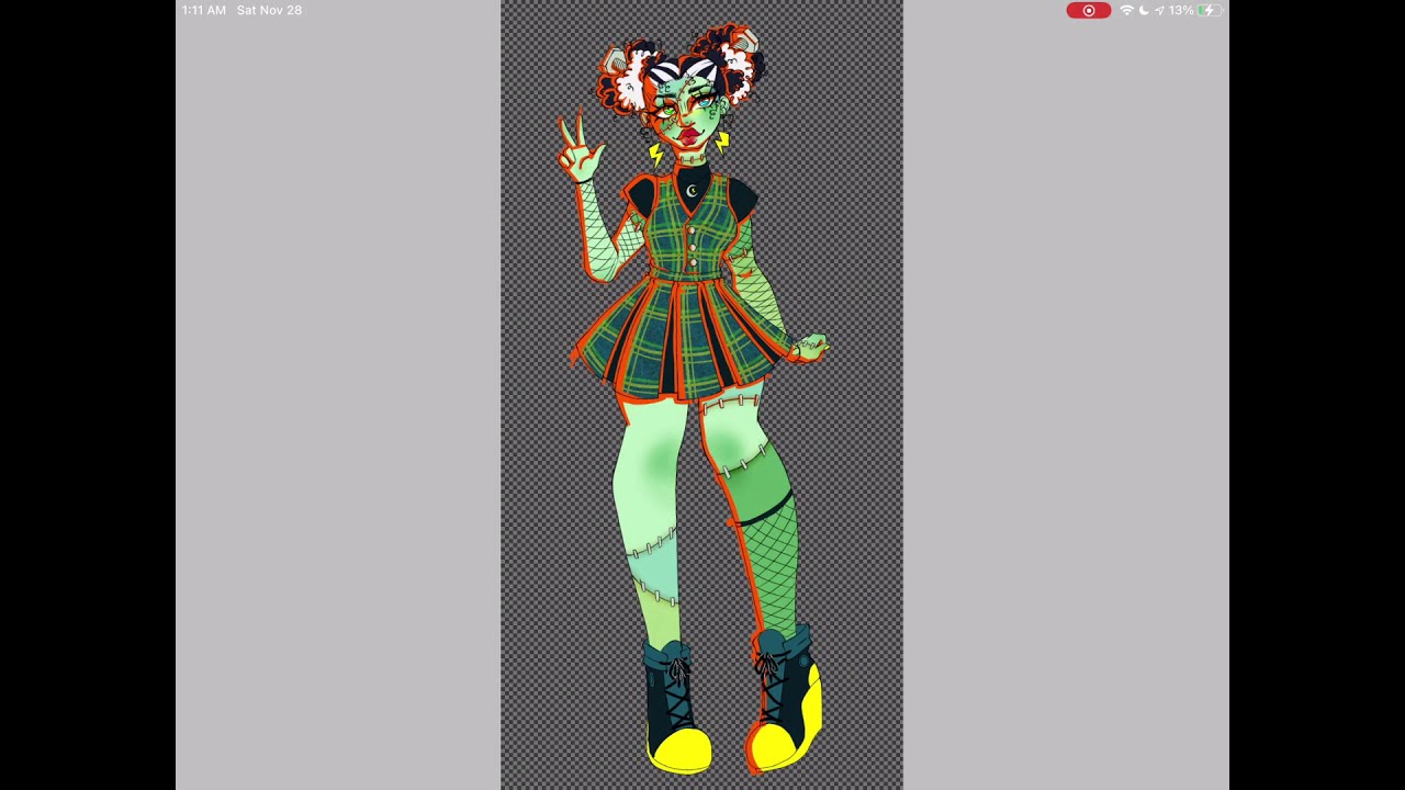 Monster High Frankie Stein Redesign - YouTube