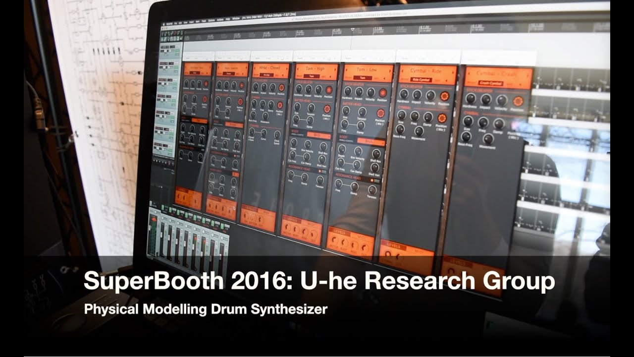SuperBooth 2016: U-he Research Group (Physical Modelling Synthesizer) - YouTube