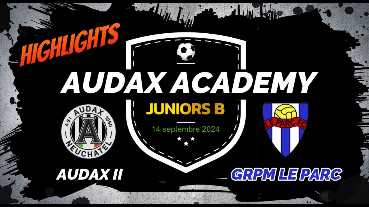 Highlights : Audax Academy - Grpm Le Parc - YouTube
