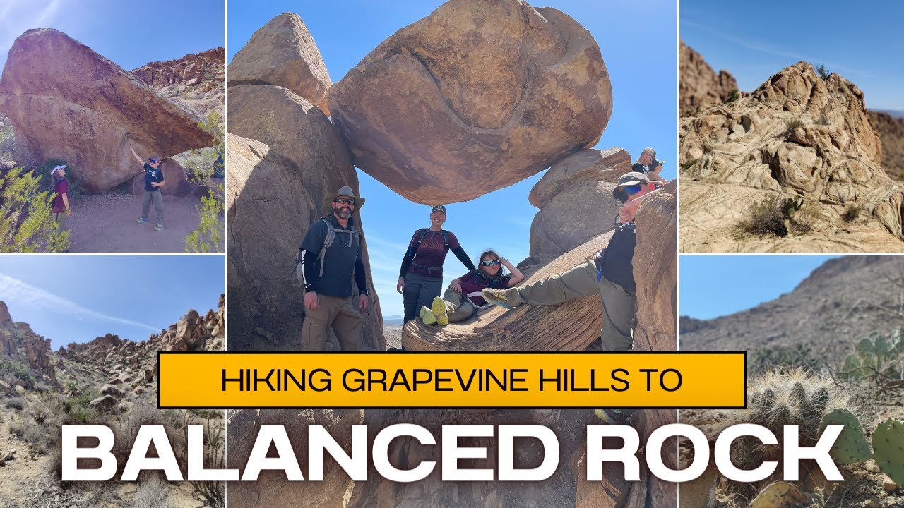 Hiking to Balanced Rock via Grapevine Hills Trail in Big Bend National ...