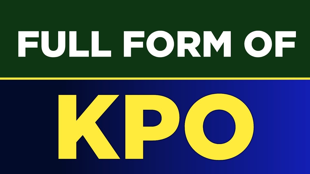 Full form of KPO | KPO ka full form kya hai | KPO full form | Free ...