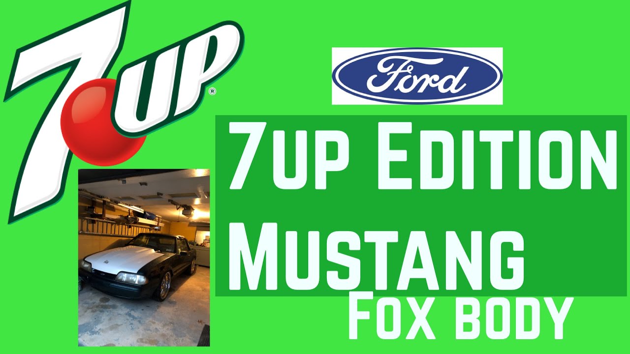 Fox body Mustang Lx Convertible 7up Edition: Doing Donuts - YouTube