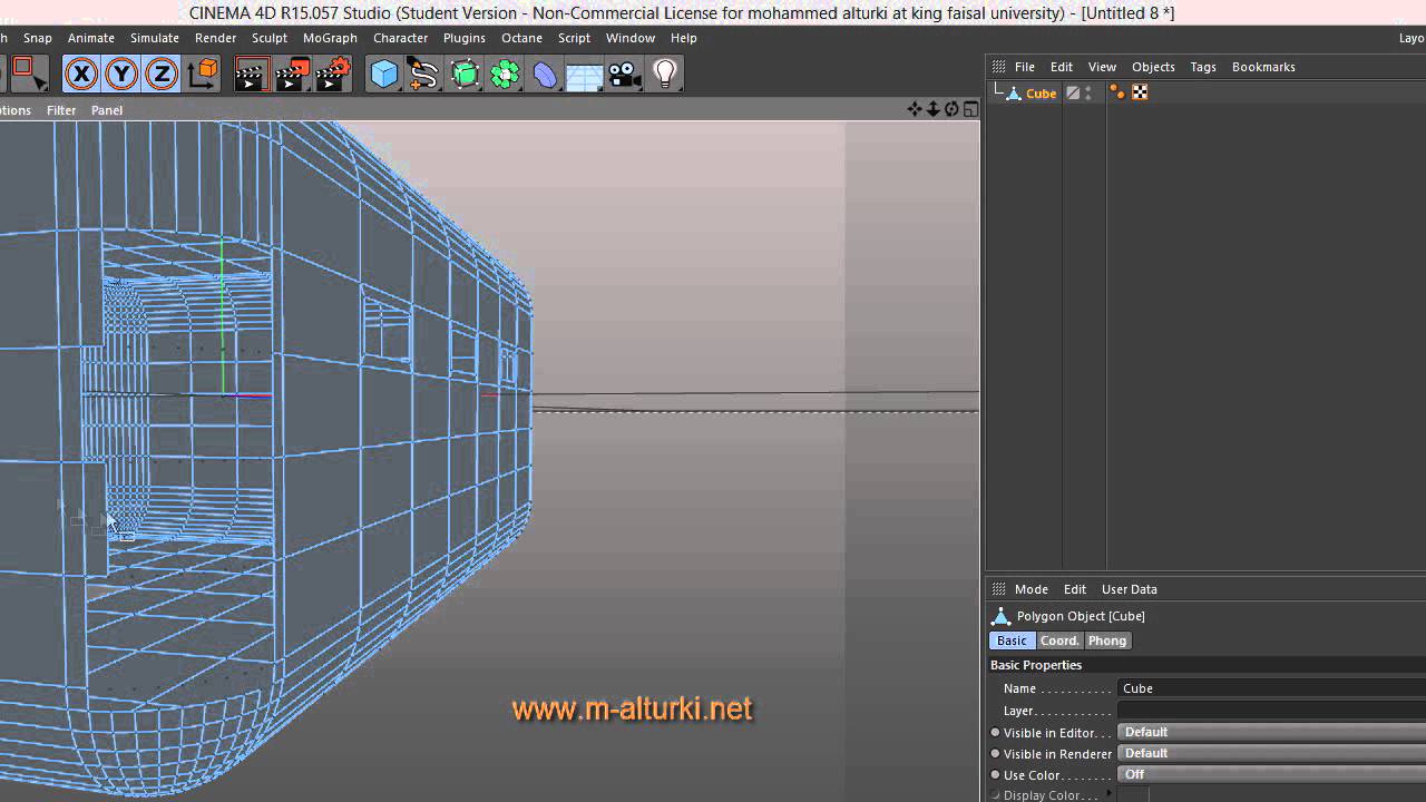 Cinema 4D - Tree+store speed modeling - YouTube