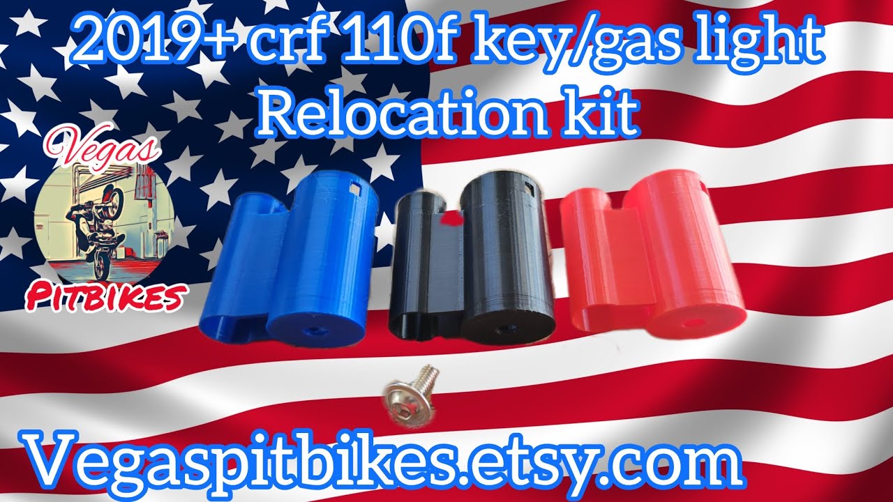 2019+crf110 key relocation kit installation instructions - YouTube