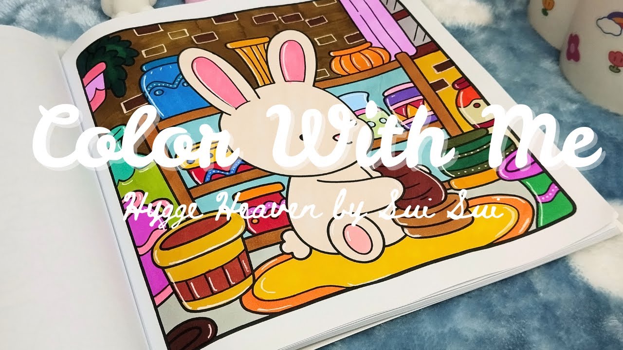 Color With Me - Hygge Heaven By Sui Sui - Super Cute and Fun Coloring ...