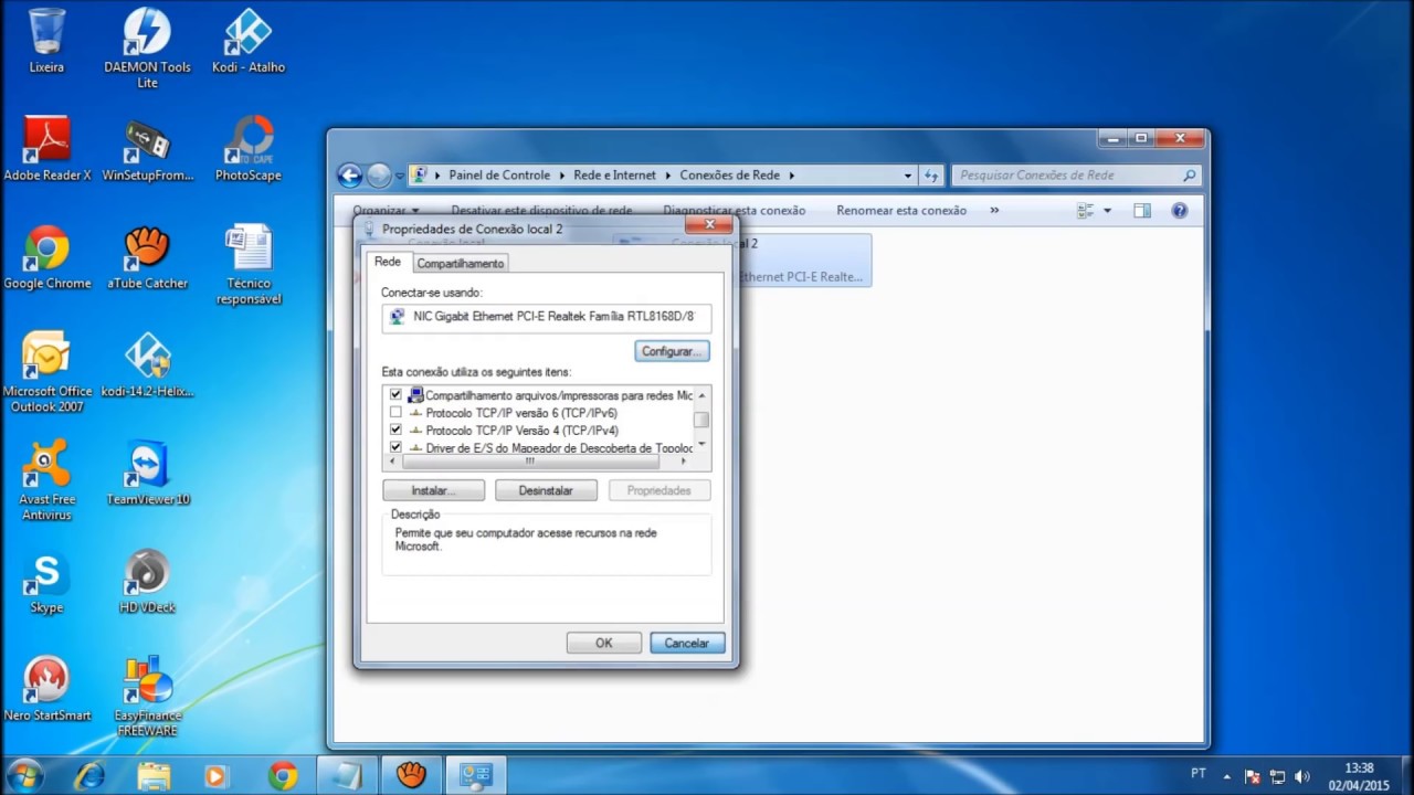 TUTORIAL - REDE LENTA NO WINDOWS 7 - COMO RESOLVER - YouTube