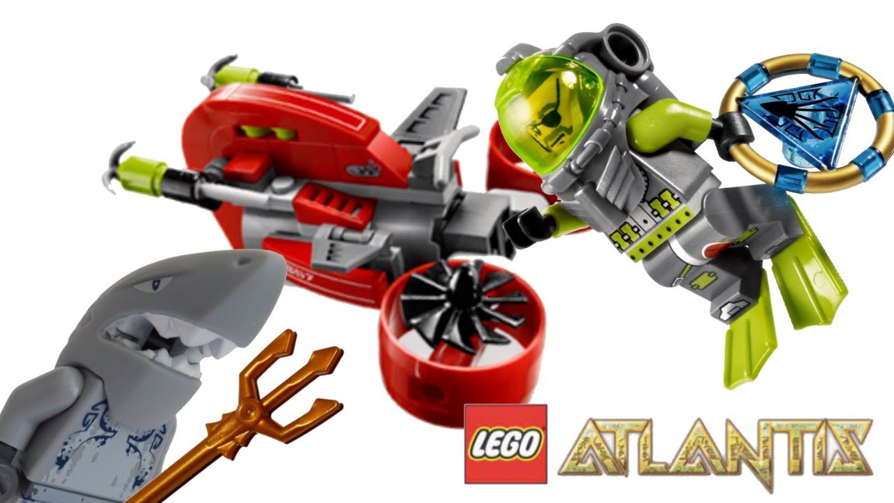 LEGO® Atlantis 8057 Wreck Raider Review! Down to the Ocean Depths 🌊 ...