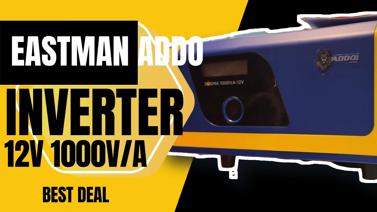 Say Goodbye to Power Outages with the Eastman Addo 12V 1000 V/A Single ...