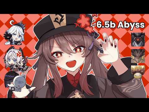 C1 Hu Tao Speedrun NEW 6.5b Abyss Top Half in 76s | Genshin Impact